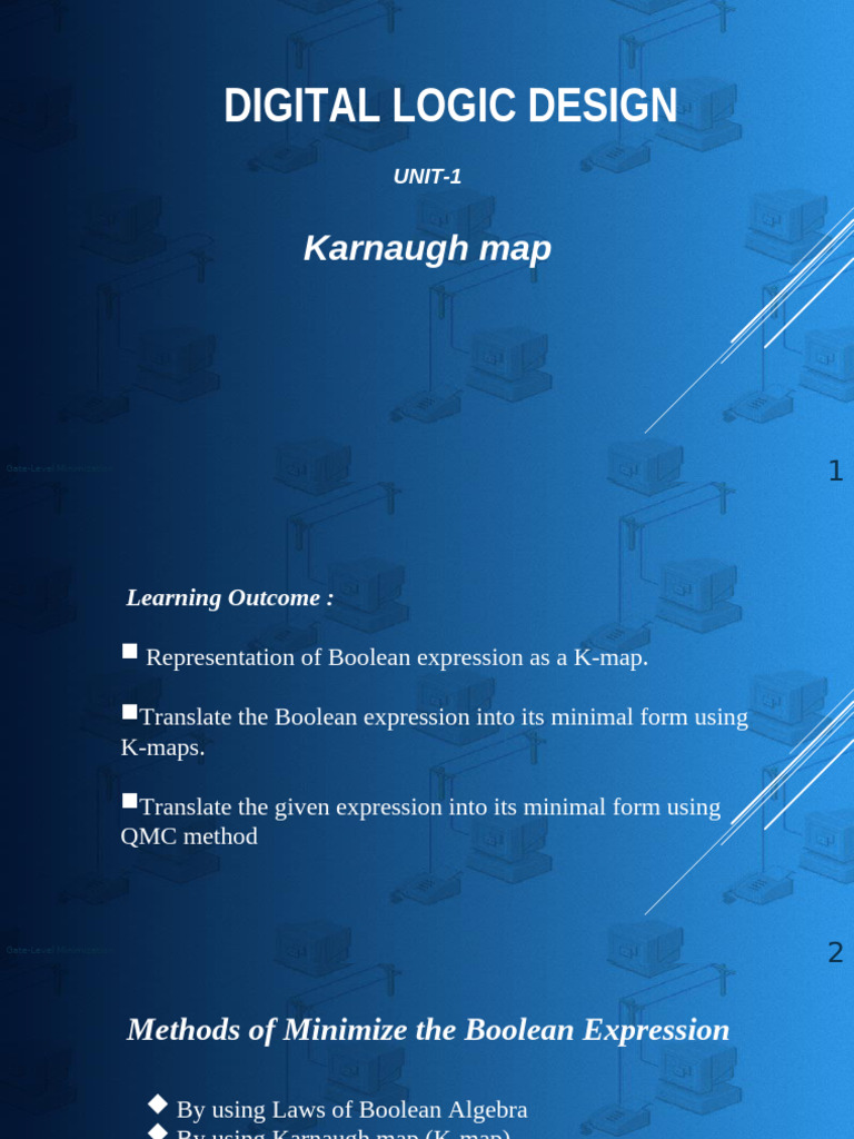 Unit-1(K-map) | PDF | Logic Gate | Mathematical Logic