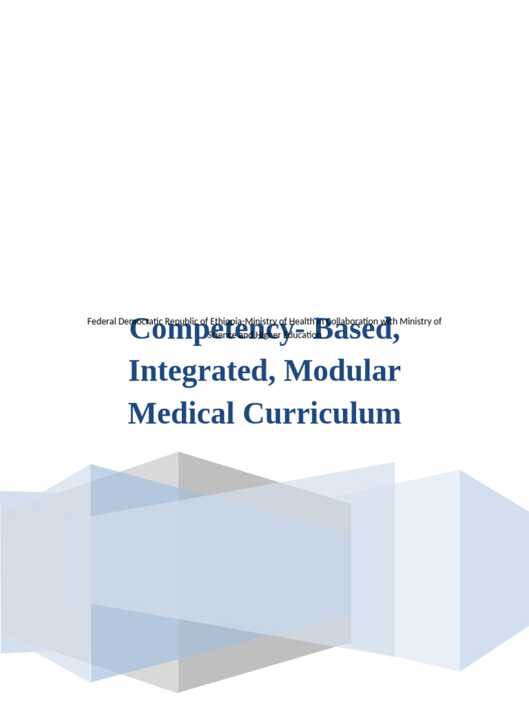 Modular Medical Curriculum . | PDF | Health Care | Curriculum