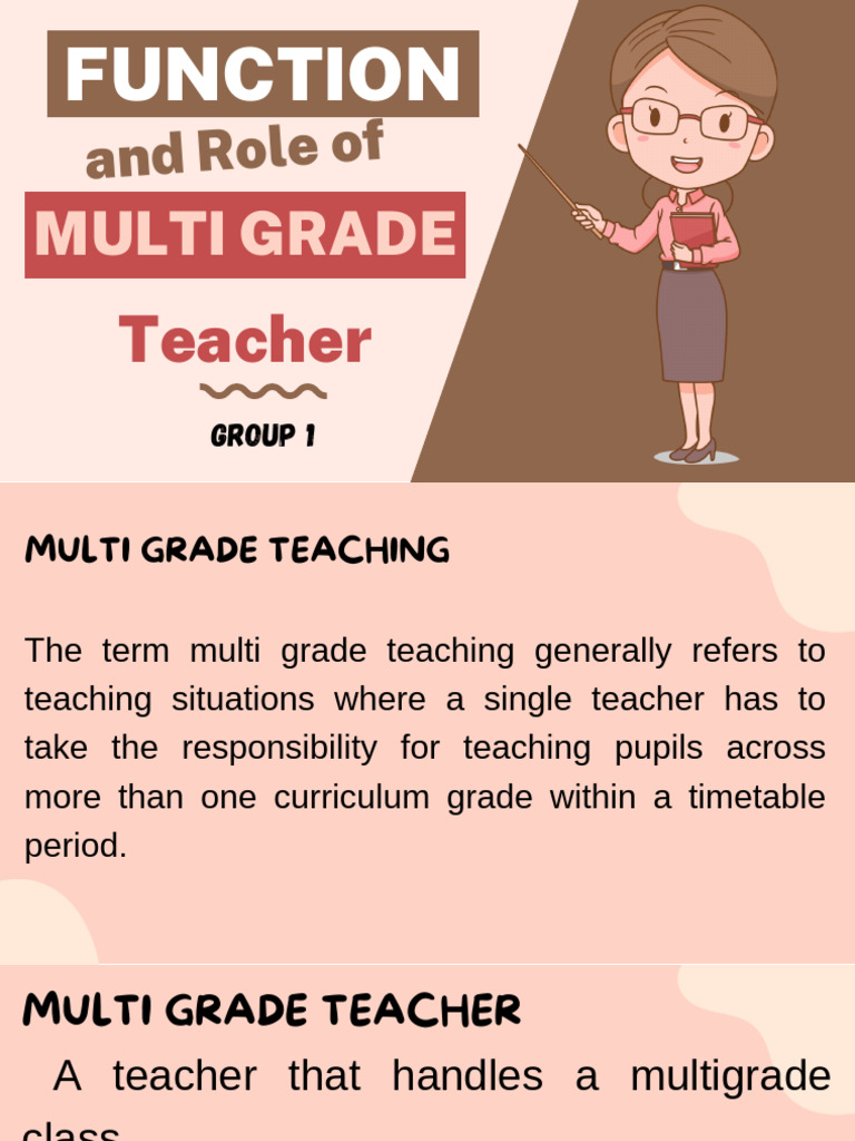 Functions and Roles of Multi Grade Teacher | PDF | Educational Assessment | Teachers