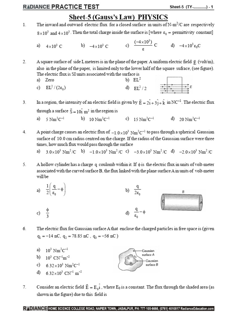 Sheet-5 | PDF | Quantity | Physics