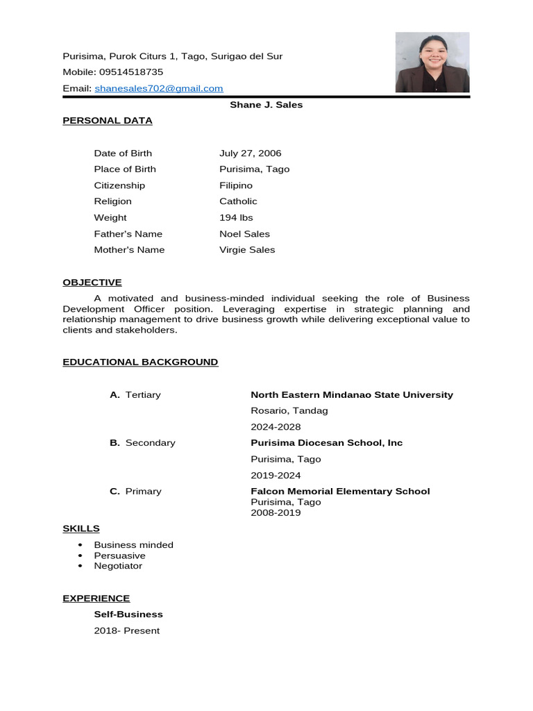 sample resume | PDF | Economies | Cognition