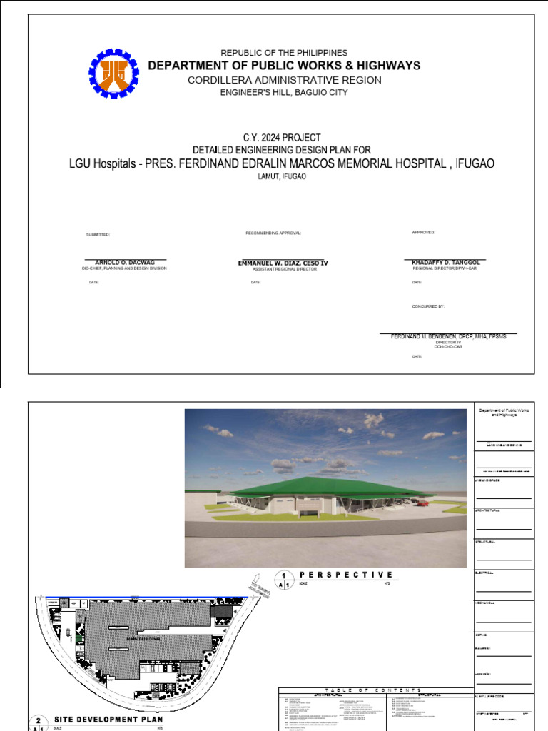 Hospital Plan Lgu | PDF | Structural Engineering | Building Engineering