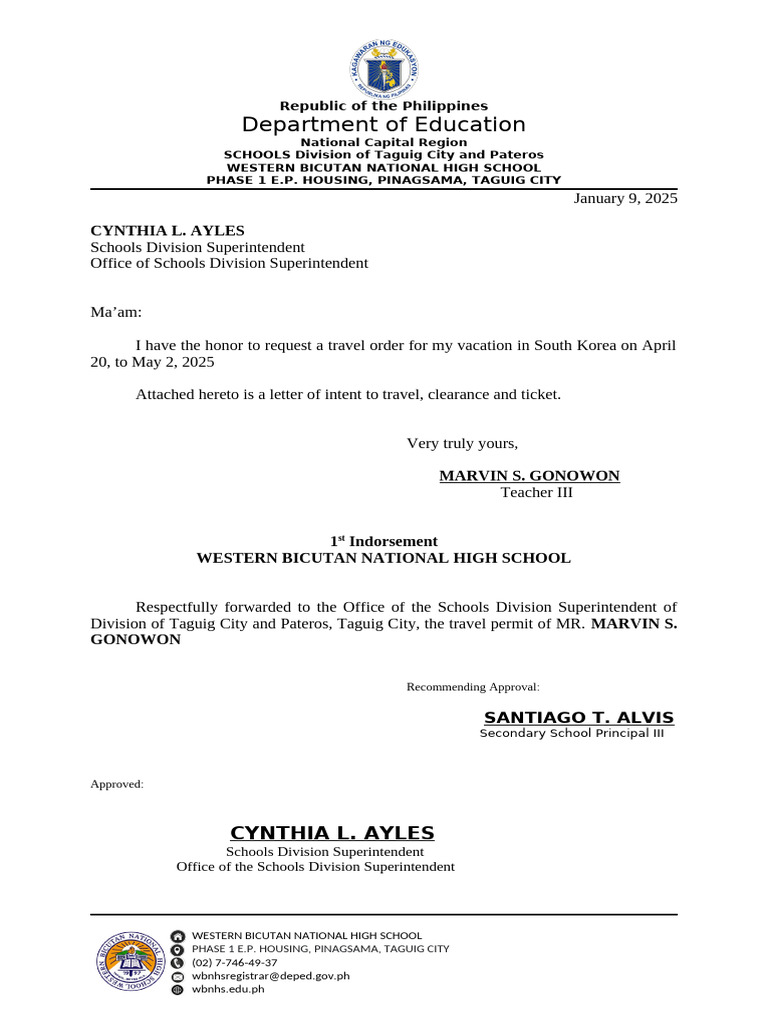 Letter Heading Template | PDF