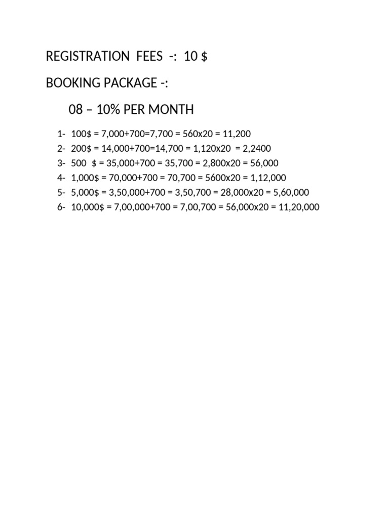 Registration Fees | PDF