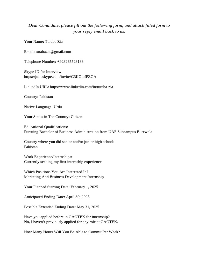 1 Questionnaire 1 Pdf