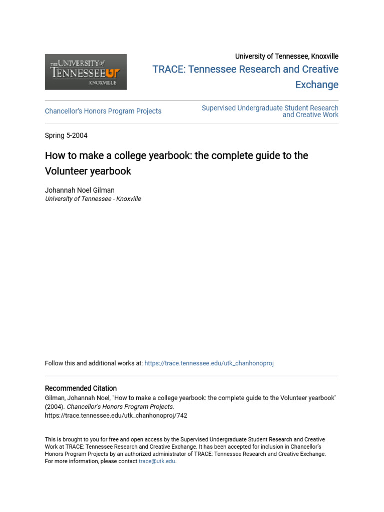 College Yearbook Creation Guide | PDF | Student Societies ...