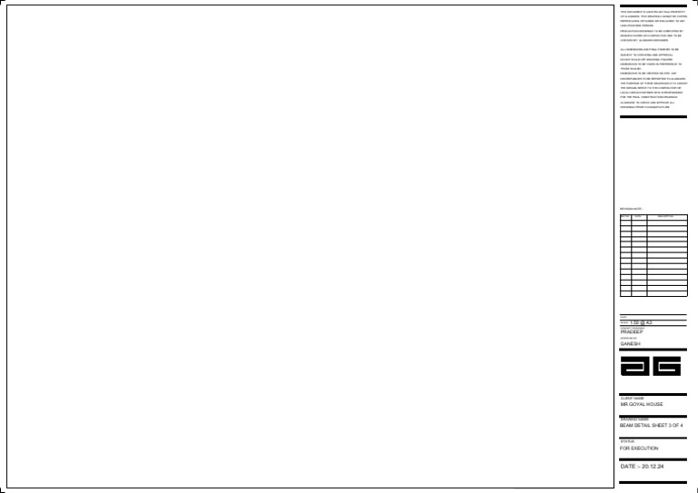 GH - Furniture Layout Drawing - R1 - 23.12.24-Beam Details - 3 | PDF