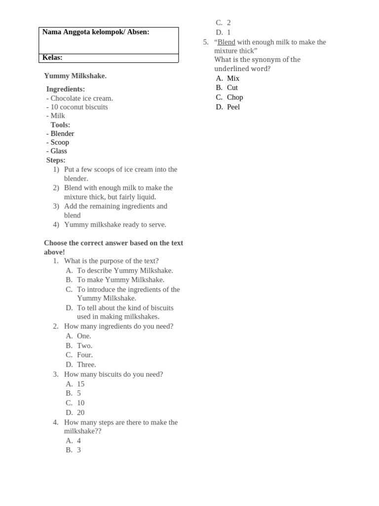 LKPD Procedure Text | PDF