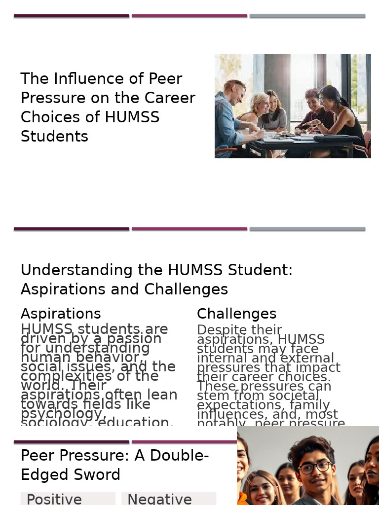 The-Influence-of-Peer-Pressure-on-the-Career-Choices-of-HUMSS-Students ...