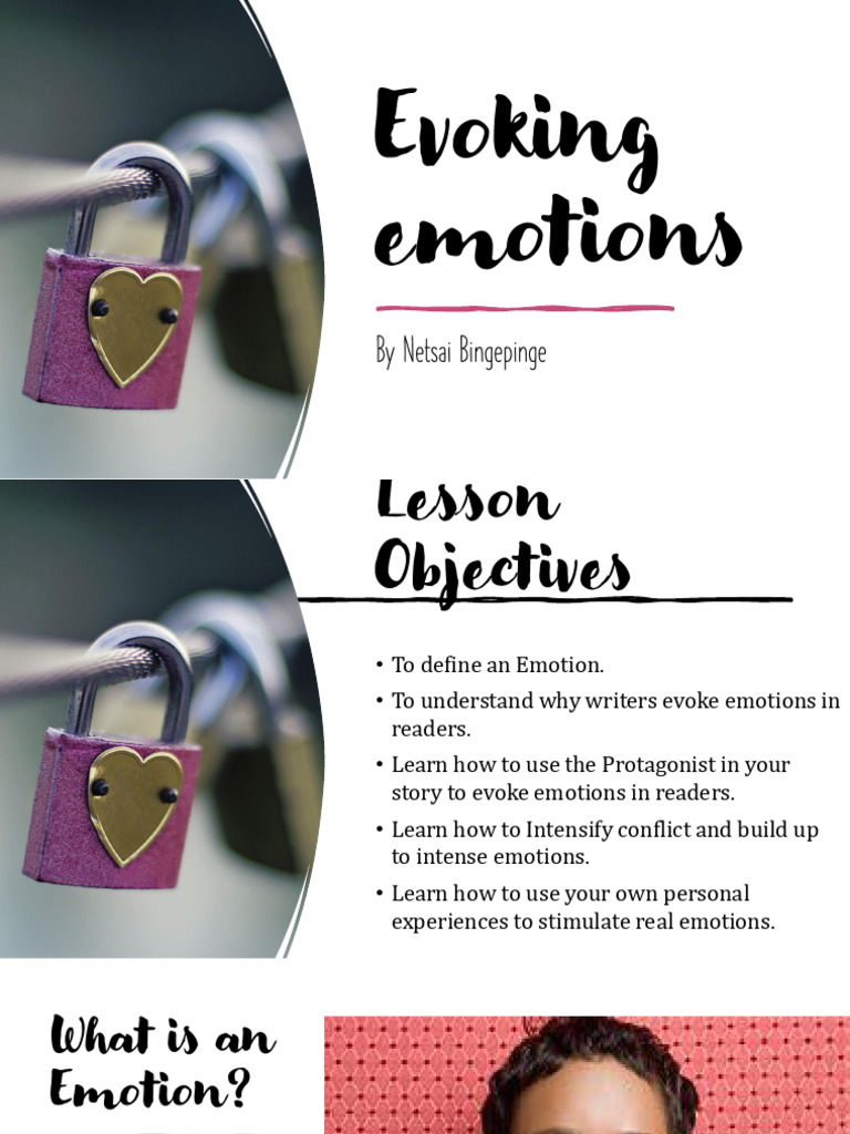 Evoking Emotions: by Netsai Bingepinge | PDF | Emotions | Anger