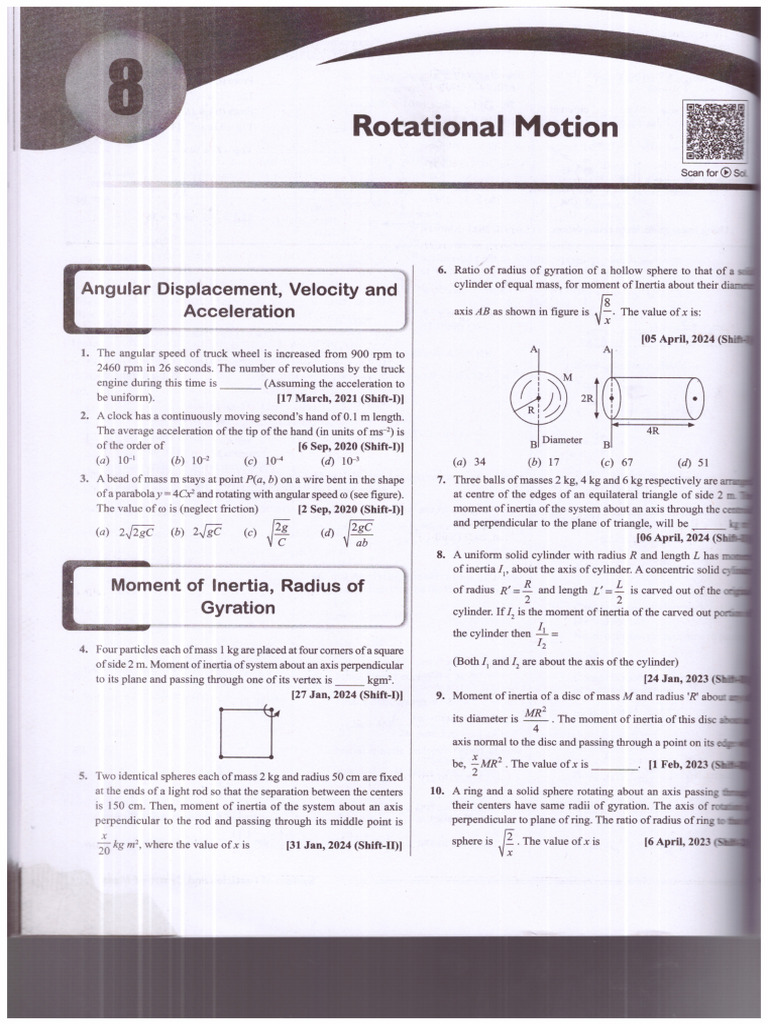 Rotational Motion | PDF