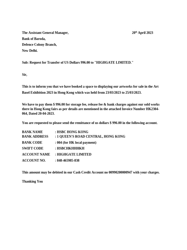 BOB A2 Request Letter | PDF | Banks | Debit Card