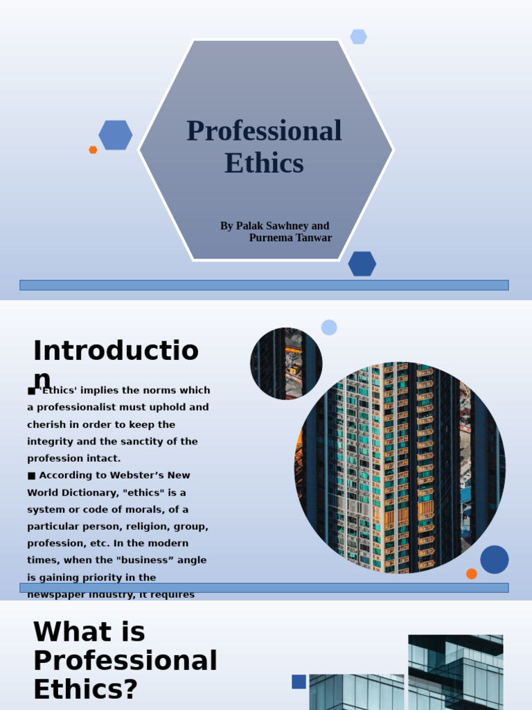 Professional Ethics[2] | PDF | Integrity | Professional Ethics