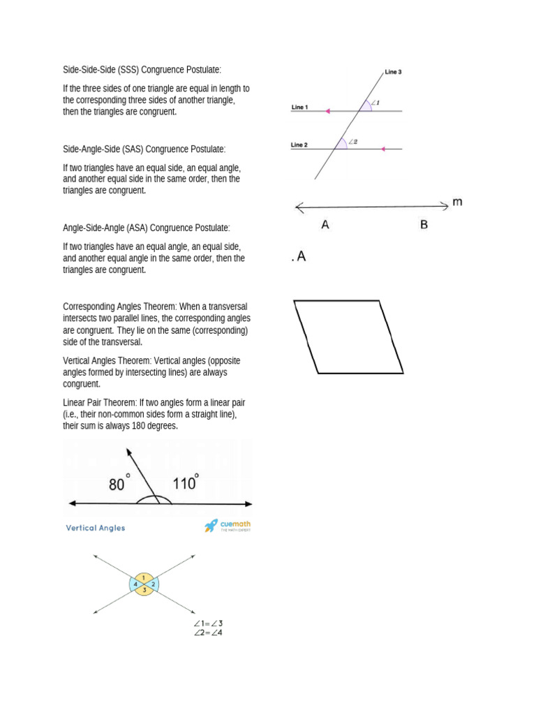 Side | PDF | Line (Geometry) | Triangle