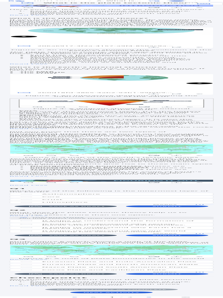 (IDT) Tectonics Topic 1 Plate Tectonics | PDF | Plate Tectonics | Earth