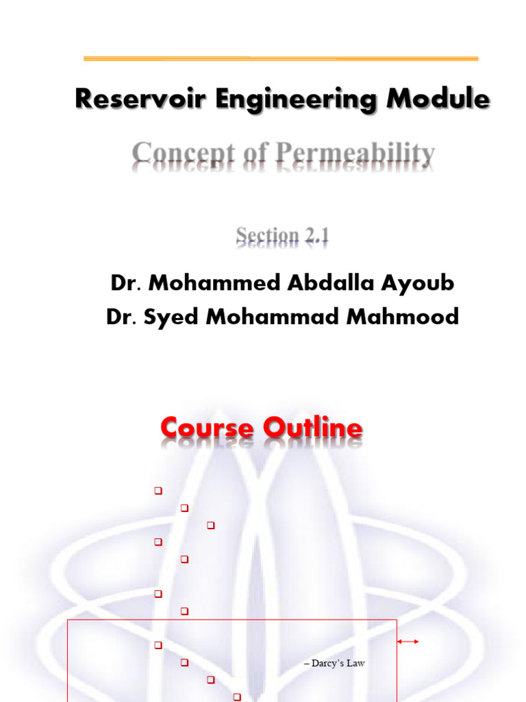 5 Permeability Concept Section 2.1 | PDF | Porosity | Liquids