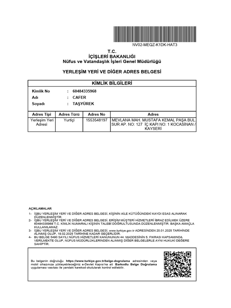 Yerleşim Yeri Yeni | PDF