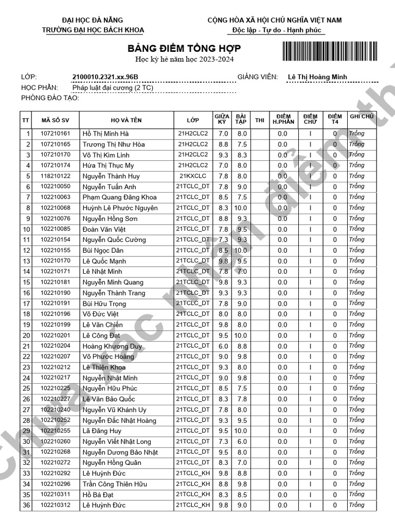Điểm TP1,2-T4 (7-10) | PDF