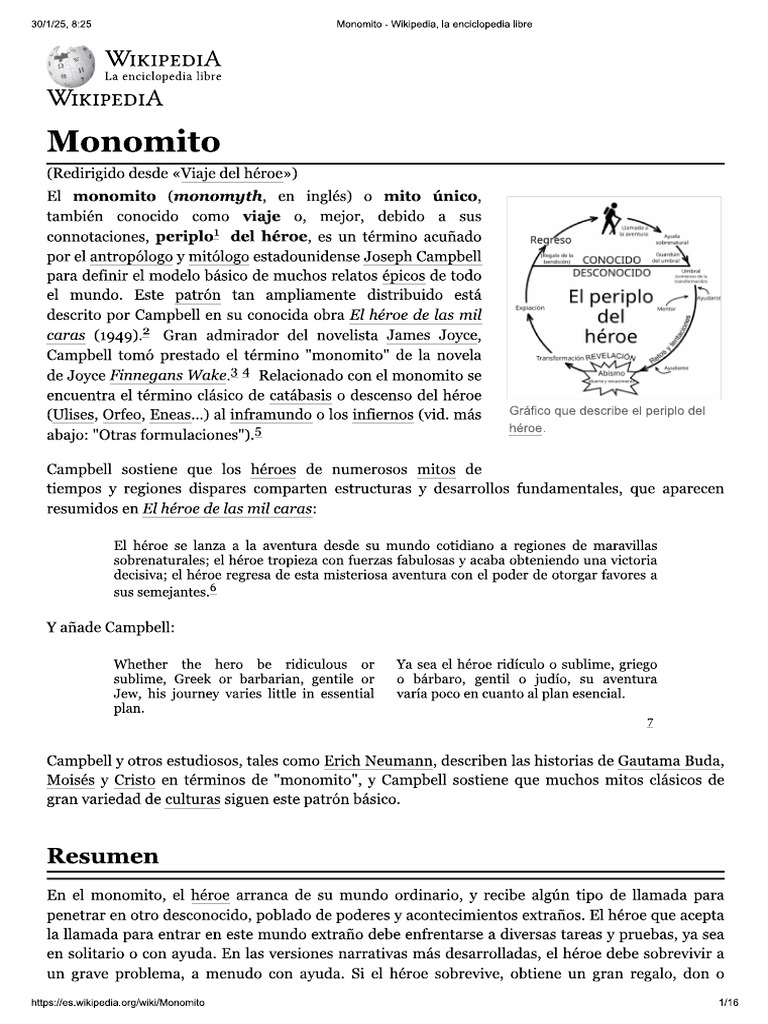 El Viaje Del Heroe | PDF