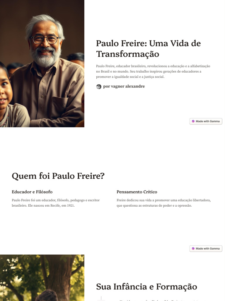 Legado de Paulo Freire na Educação | PDF | Educação em Artes Liberais