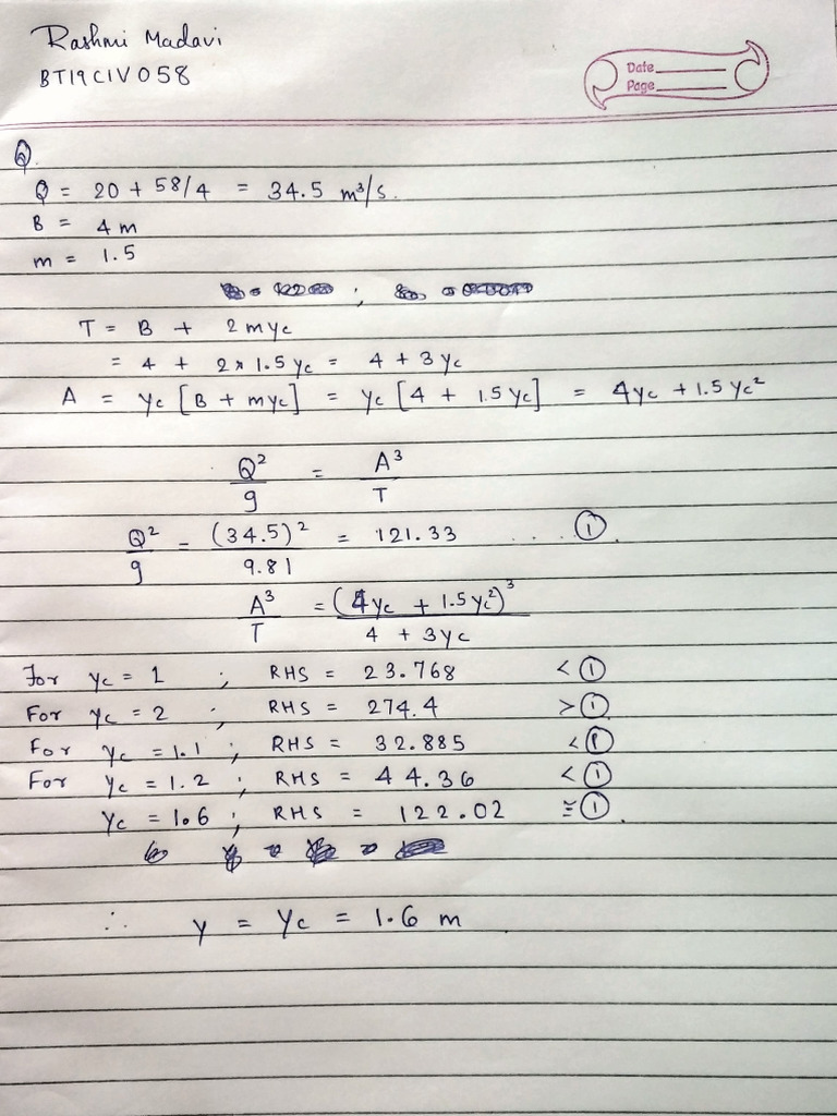 BT19CIV058 Hyd2 | PDF