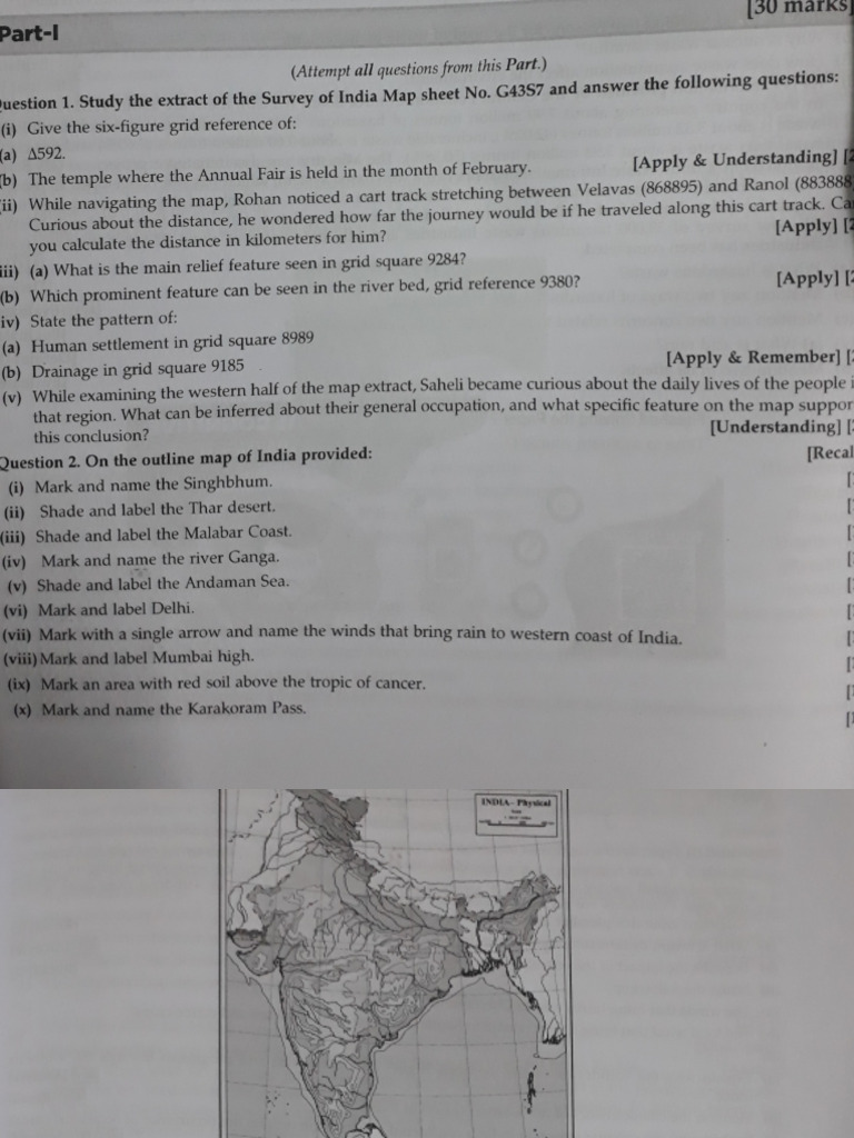 Geography Practice Paper-1 | PDF