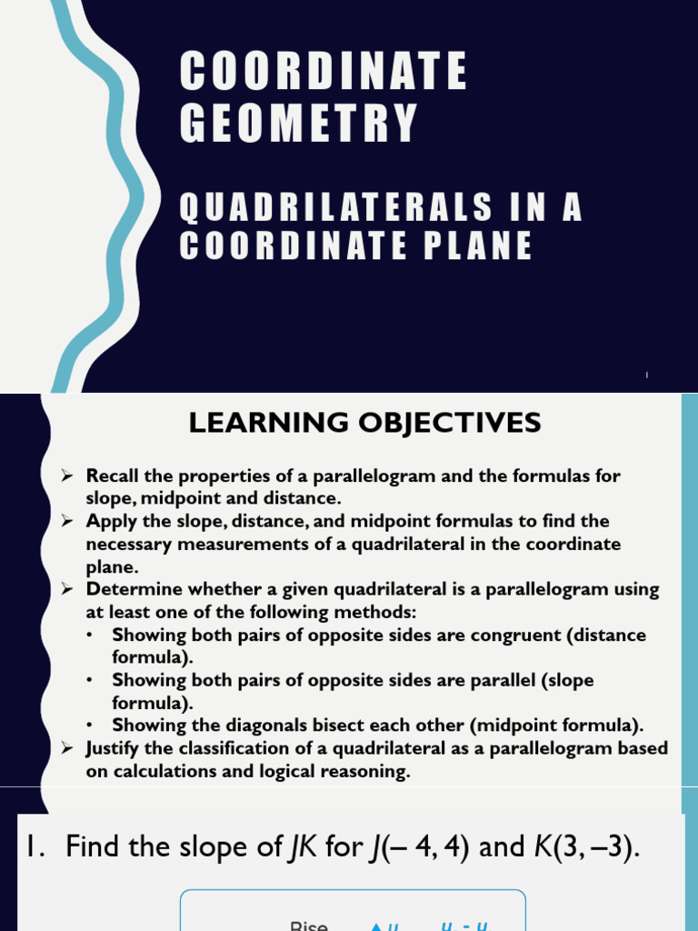 Q3 - Quadrilateral in A Coordinate Plane - Lessons | PDF | Rectangle ...