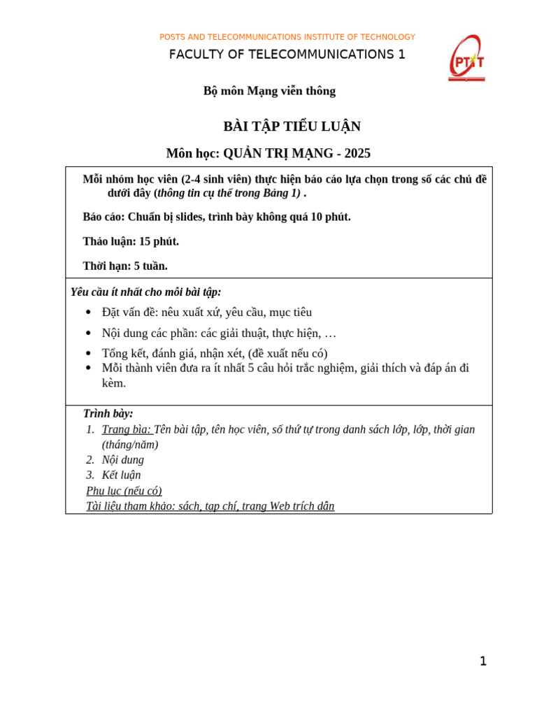 Bai Tieu Luan QTM | PDF