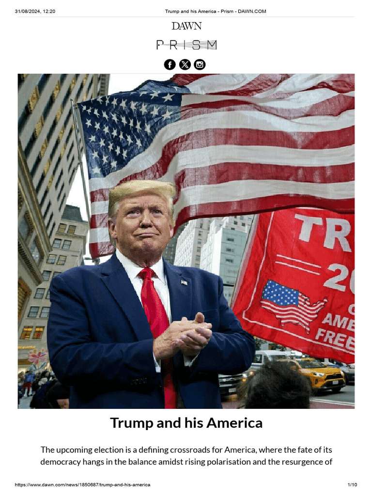 Trump and His America - Prism | PDF | Democratic Party (United States ...
