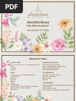 Citrus Trail - Food Menu Revised | PDF | Pancake | Indian Cuisine