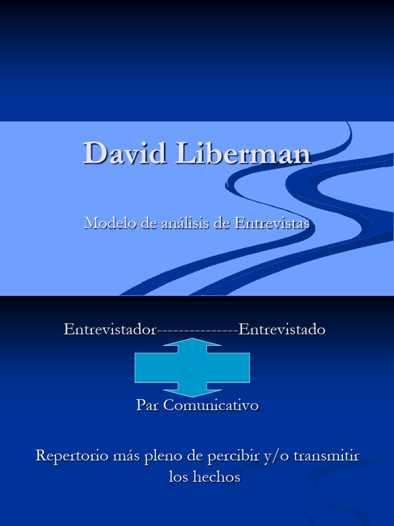 Modelo David Liberman | PDF | Sicología | Salud mental