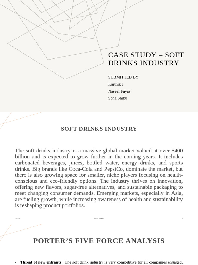 Soft Drinks Industry Case Study Overview | PDF | Soft Drink | Drink