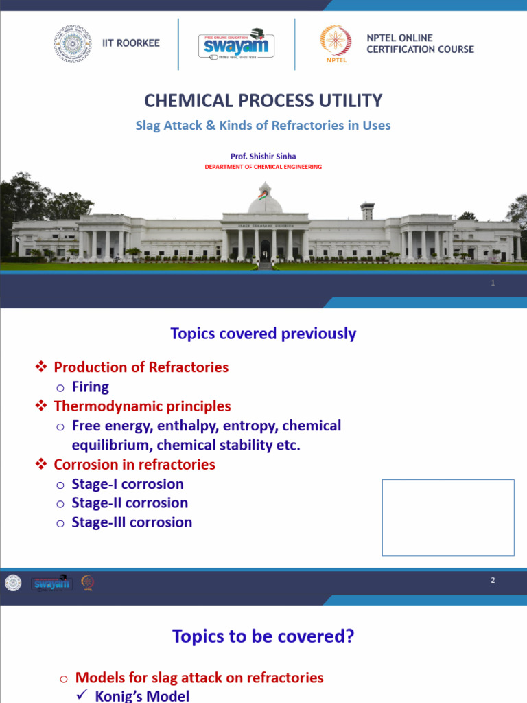 W12L3-models For Slag Attack On Refrectories | PDF | Aluminium Oxide ...