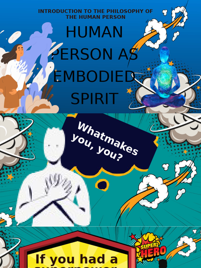 Human Person As An Embodied Spirit | PDF | Free Will | Awareness
