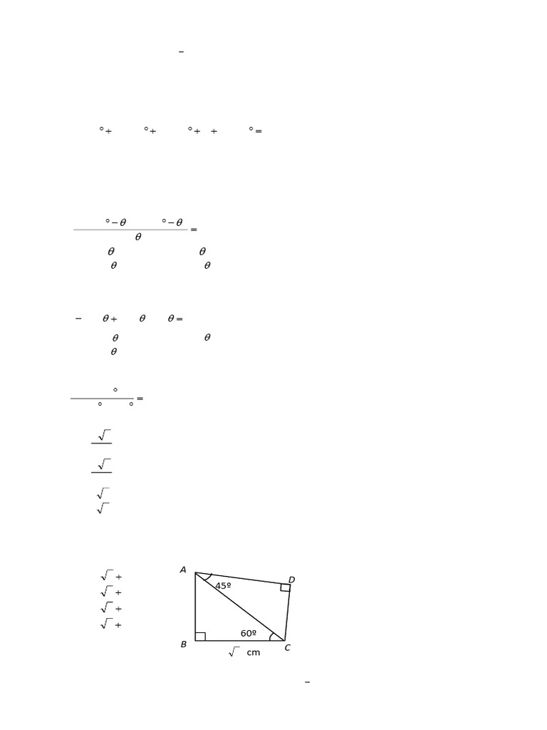 Good Hope School 16-21-3B Ch.9 Trigonometric Relations MC | PDF | Elementary Geometry | Geometry