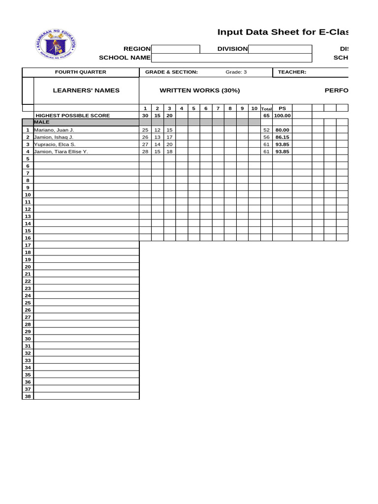 Grade 3 - 4th Quarter | PDF