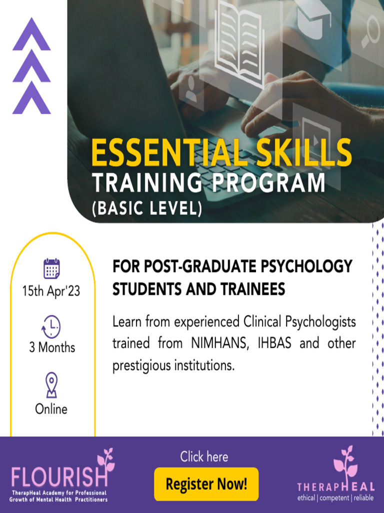 Essential Skills for Psychology Trainees | PDF | Clinical Psychology ...