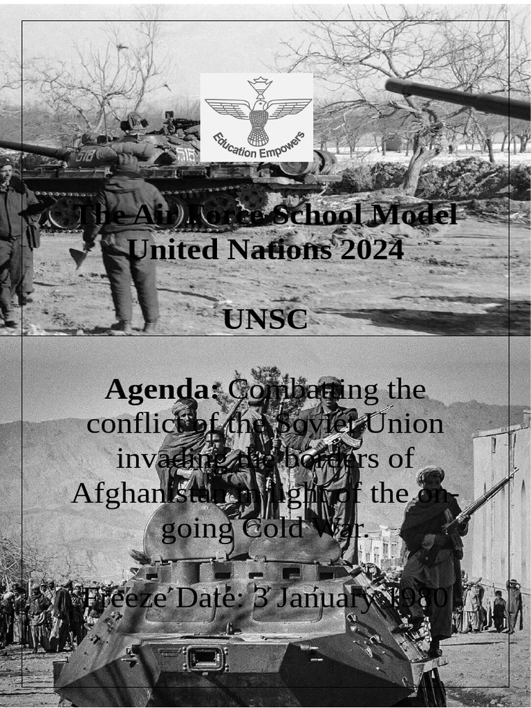 Background Guide II UNSC II TAFSMUN '24 | PDF | Cold War | People's Democratic Party Of Afghanistan