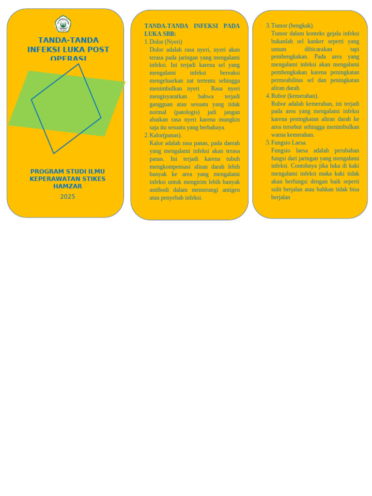 Tanda Infeksi Luka Operasi | PDF