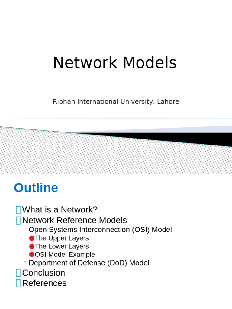 Lecture W3 CN Helping Notes - Network Models | PDF | Osi Model ...