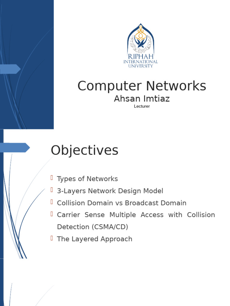 Lecture W2 CN Network Types, Layered Approach | PDF | Computer Network | Ethernet