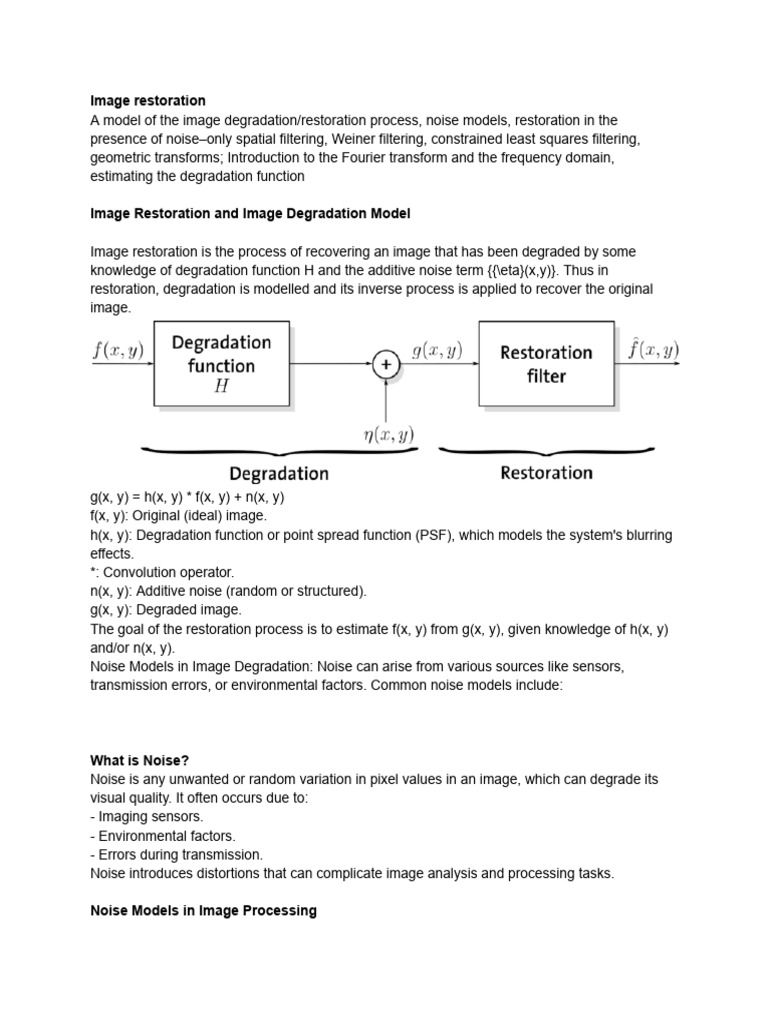 Image Processing Unit 3,4 and 5 | PDF | Imaging | Computer Engineering