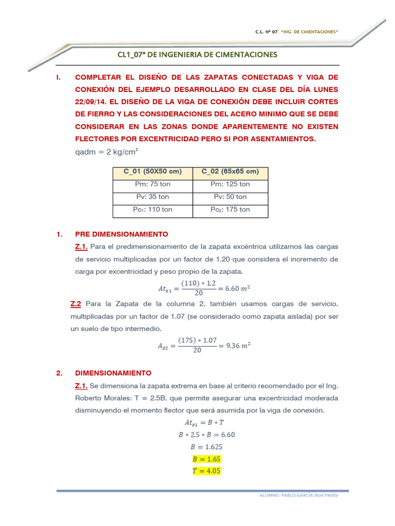 CL 07 Cimentaciones | PDF | Ingeniería estructural