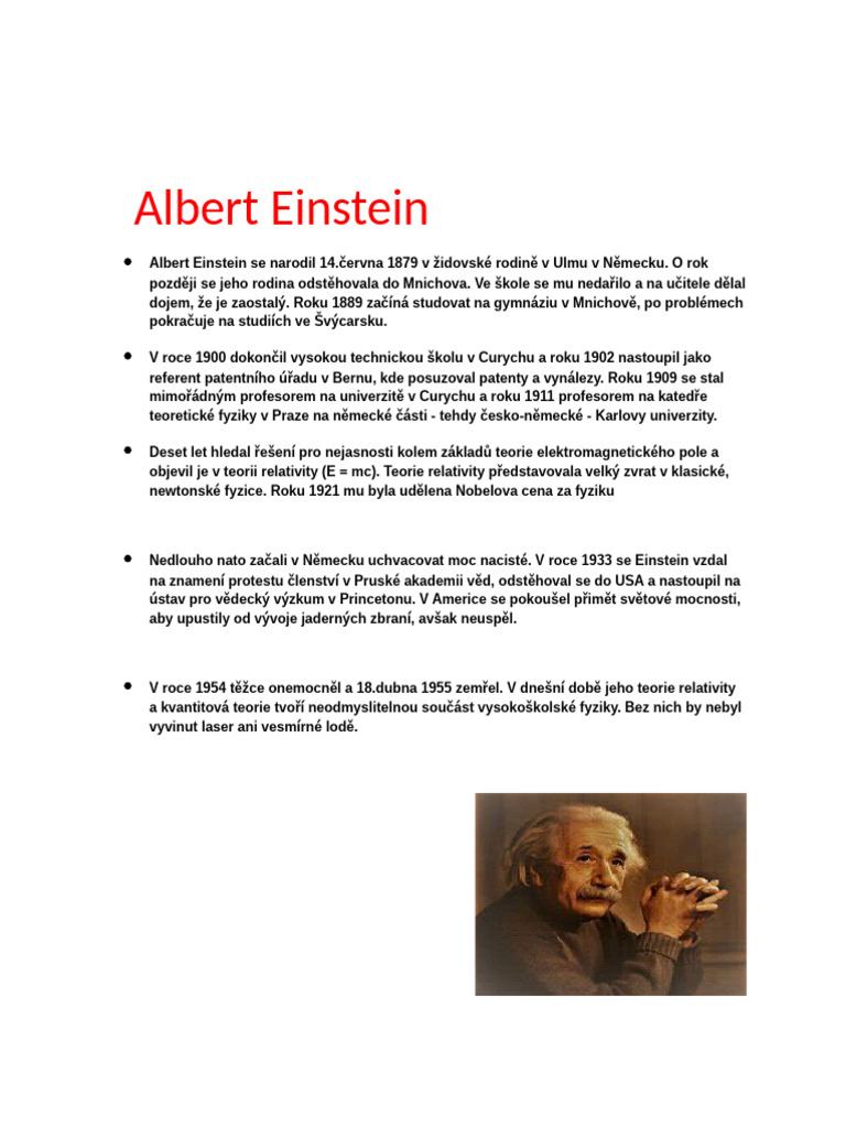 Einstein 2 | PDF
