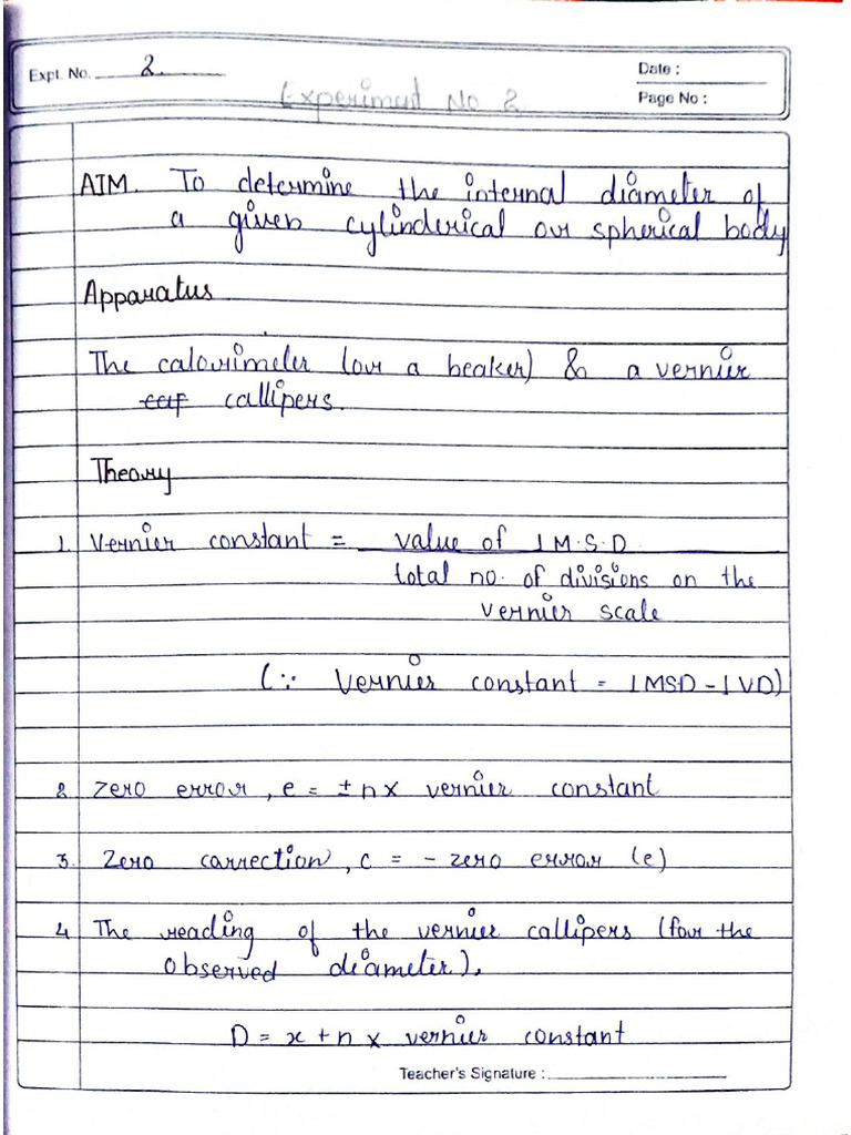 Physics Experiment 2 | PDF