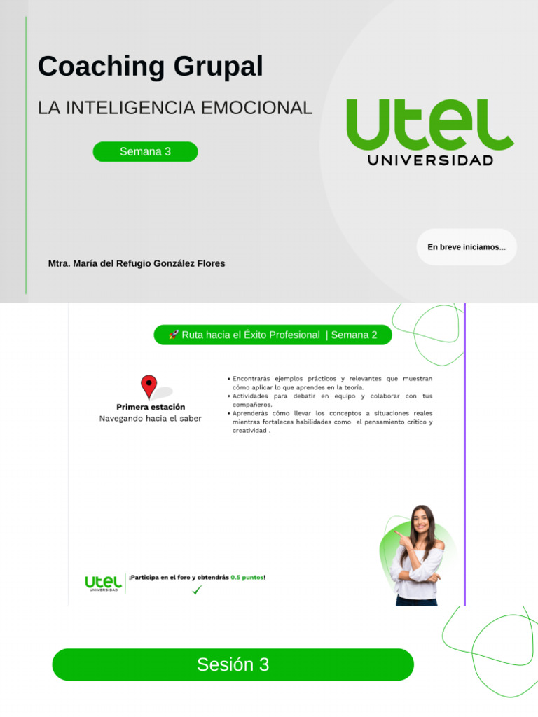 Coaching Grupal Semana 3 | PDF