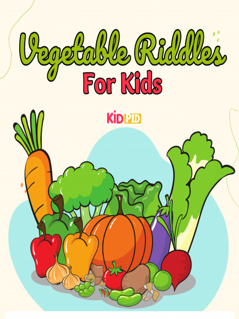 Vegetable Riddles For Kids Qqsrek | PDF
