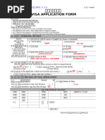 Sample Korean Visa Application Form | PDF