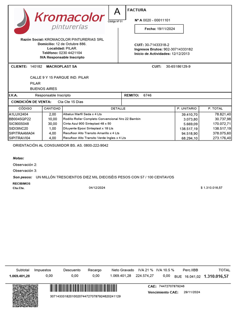 Macroplast FC A 20 11101 | PDF