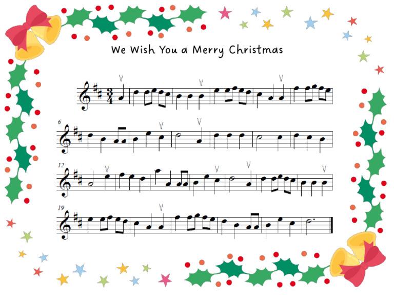 We Wish You A Merry Christmas | PDF